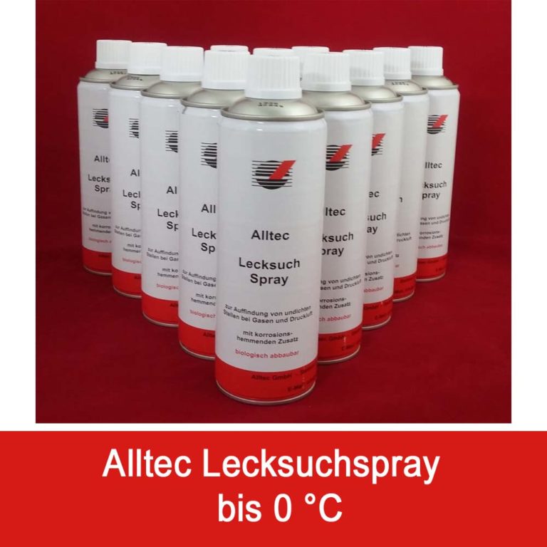 Alltec Lecksuchpray Dichtigkeitsprüfung aller Verbindungsstellen